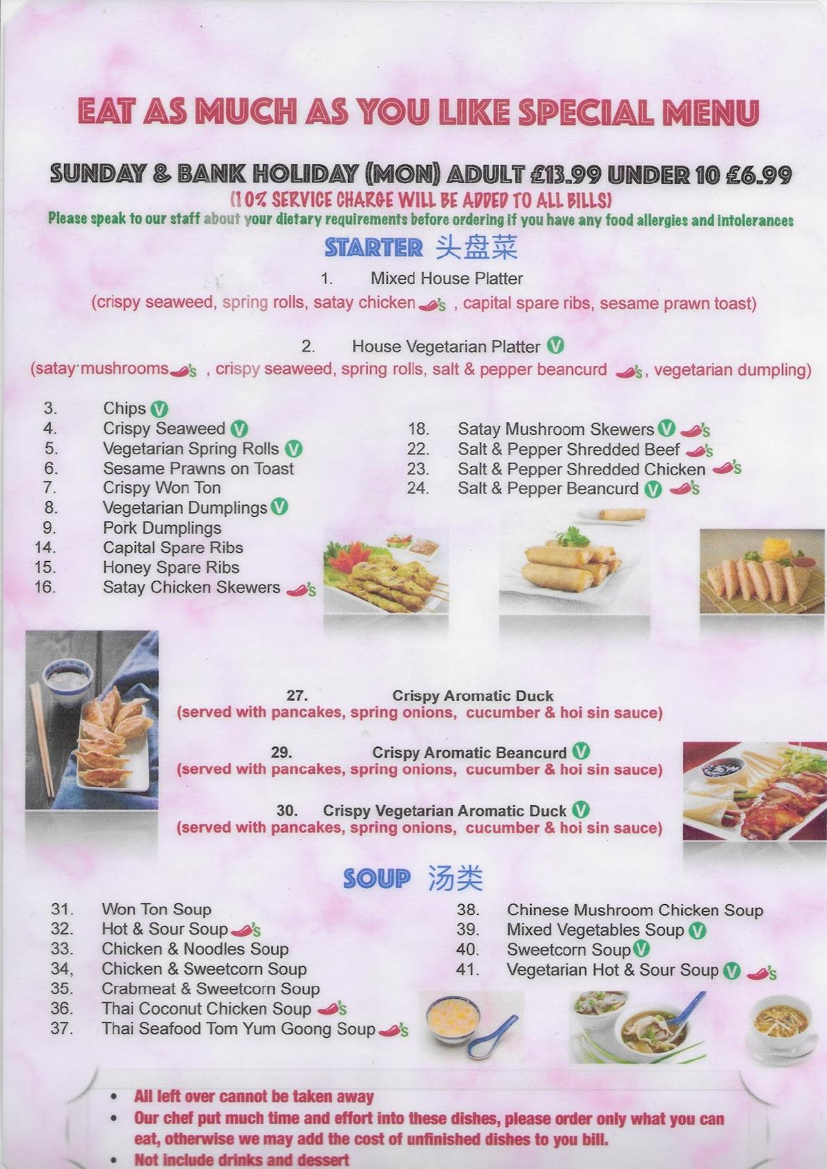 Menu at Yumi Yumi fast food, Farnborough
