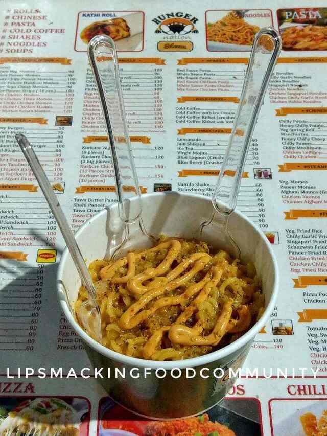 Menu at Hunger Nation, New Delhi, TDI Paragon Mall