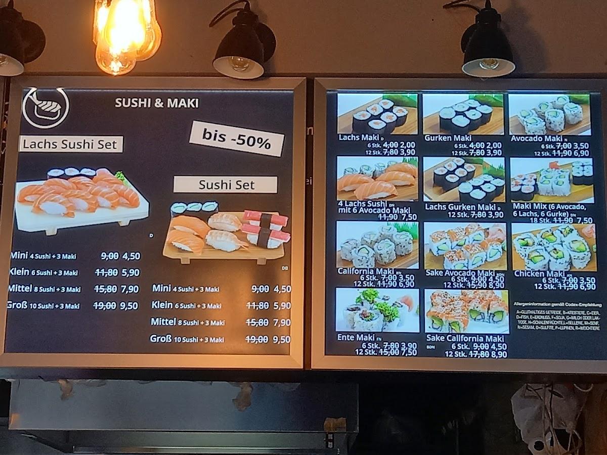 Speisekarte von Don ASIA KITCHEN TO GO restaurant, Linz, Graben 32b