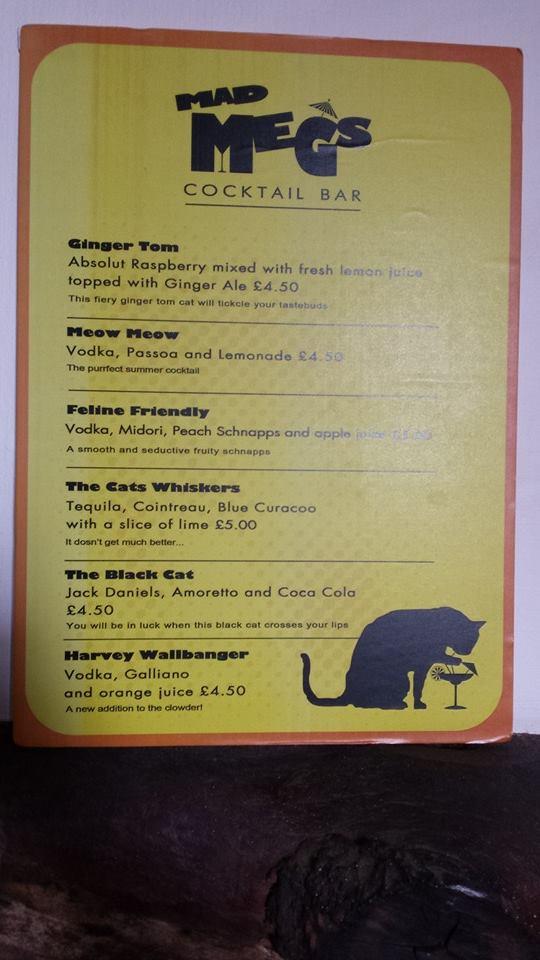 Menu at The Cat Inn pub & bar, Enville