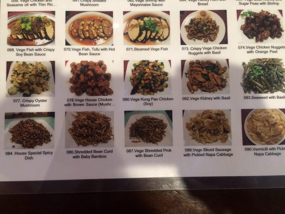 Menu at Vege Valley Restaurant, San Gabriel