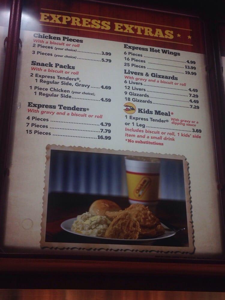 Menu at Chicken Express restaurant, Tulsa