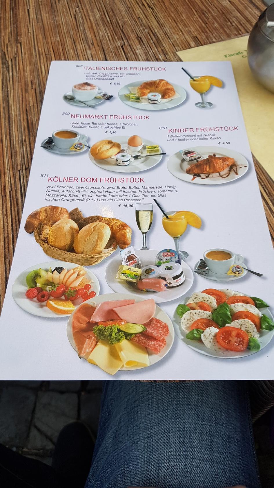 Speisekarte von Café Extrablatt pub & Bar, Koblenz