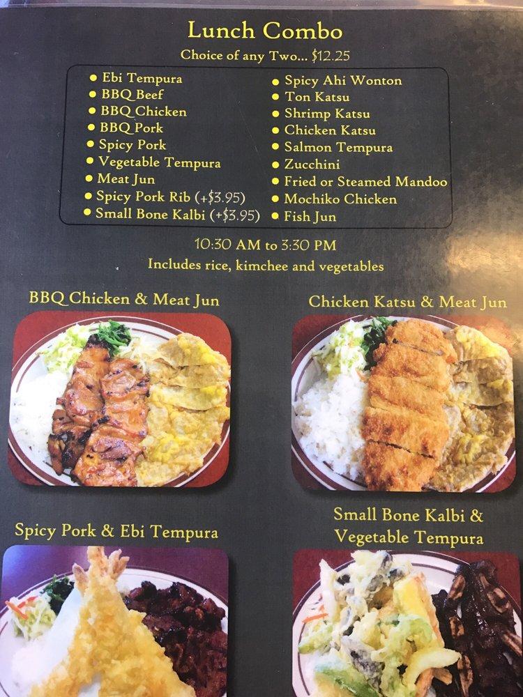 Menu at Kim Chee Restaurant 7, Aiea