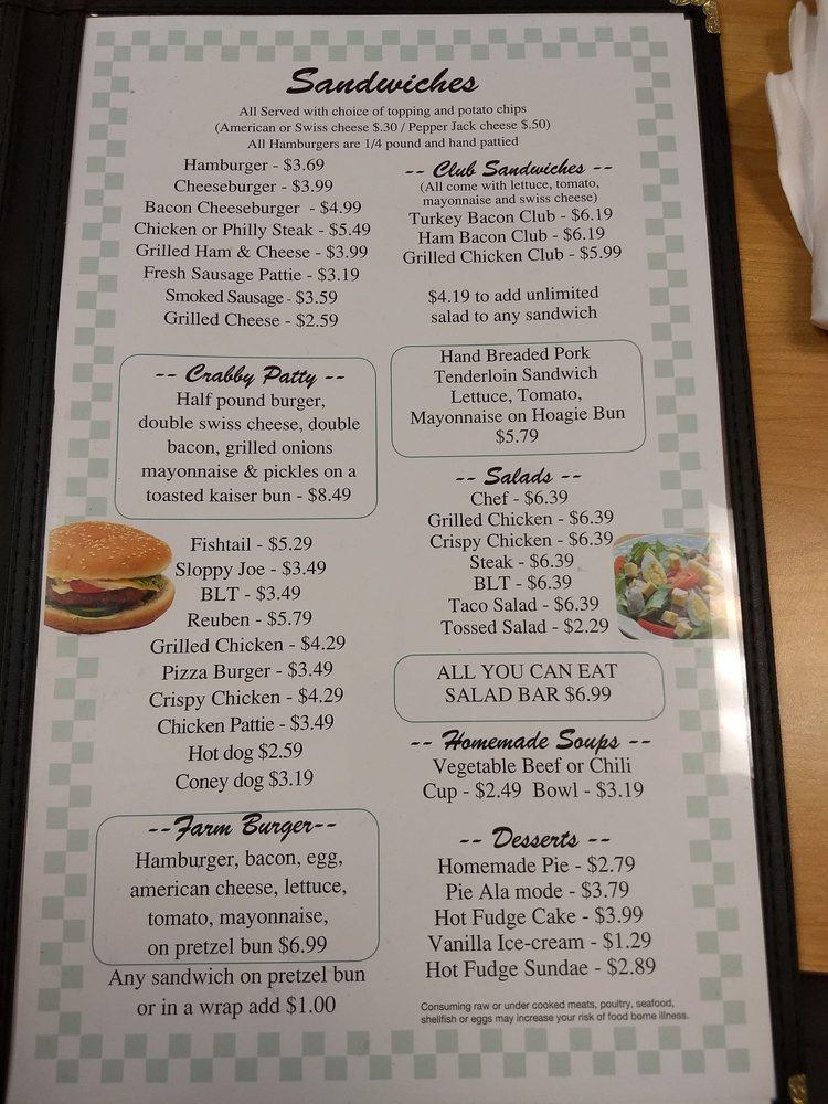 Menu at Patty's Place LLC restaurant, Caldwell