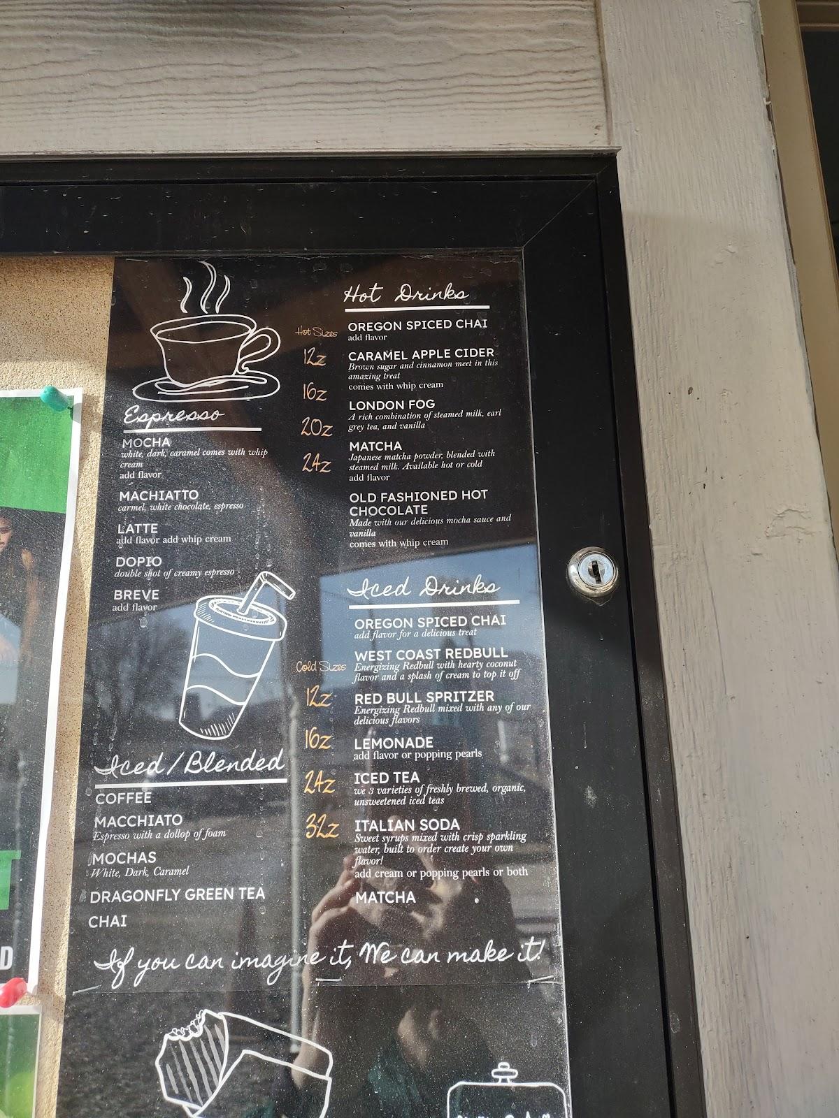 Menu at The Little Coffee Shack cafe, Parachute