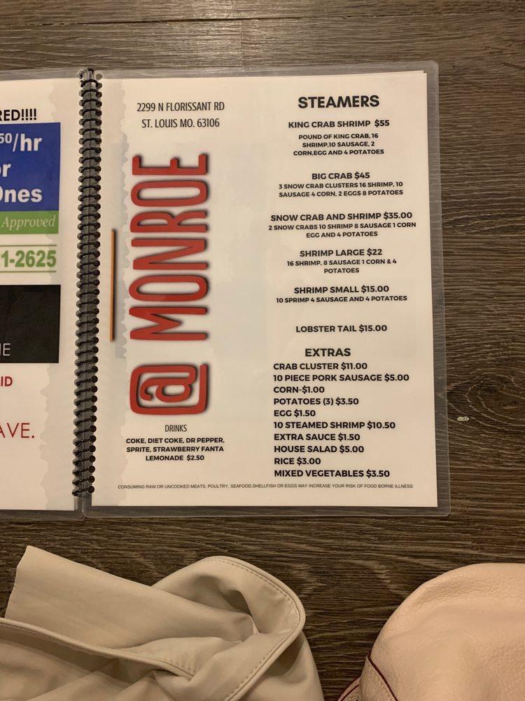 Menu at @ Monroe pub & bar, St. Louis