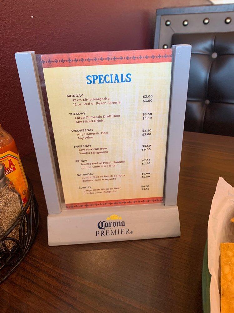 Menu at El Rancho Grande II restaurant, Savoy