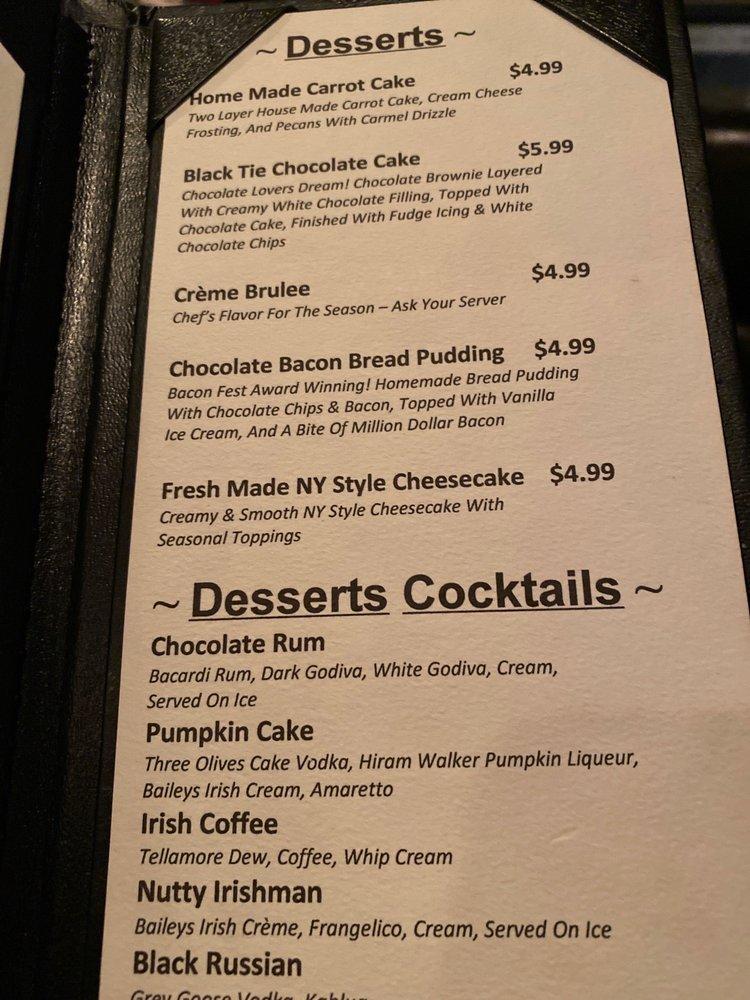 Menu at Vintage @ 501 pub & bar, Rockford