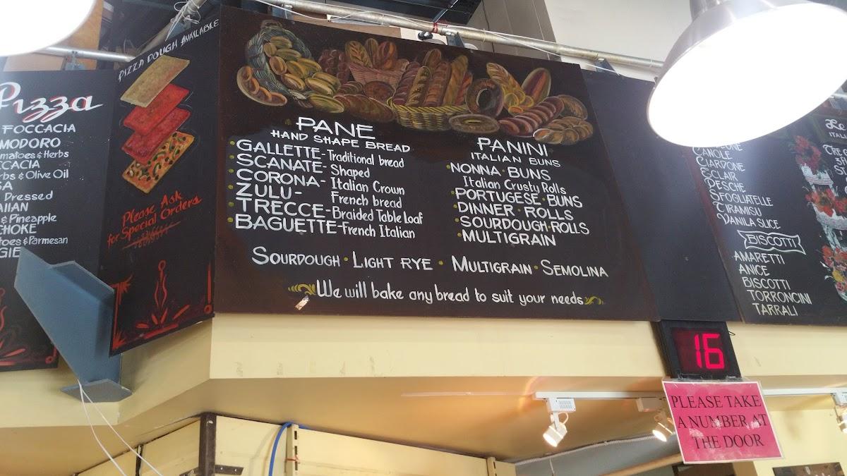 Menu at Casa Del Pane Bakery & Deli, Port Moody