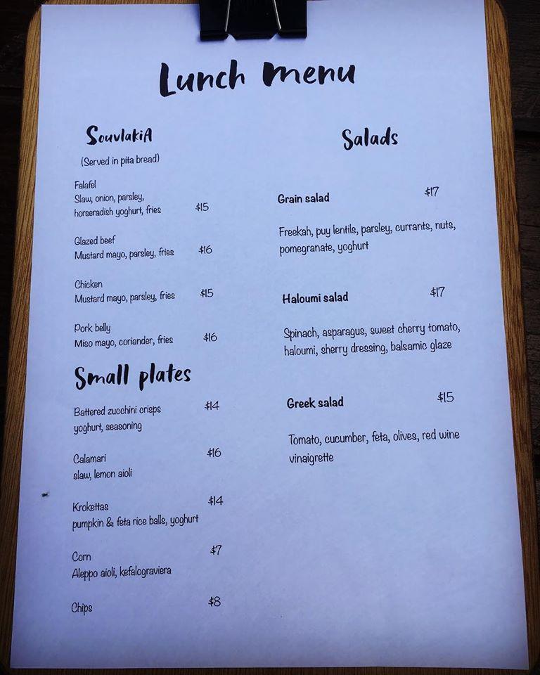 Menu at Ela Messa pizzeria, Jindabyne, 11 / 2 Snowy River Ave