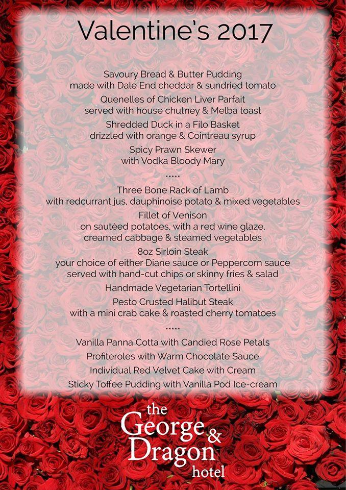 Menu at The George & Dragon pub & bar, Kirkbymoorside