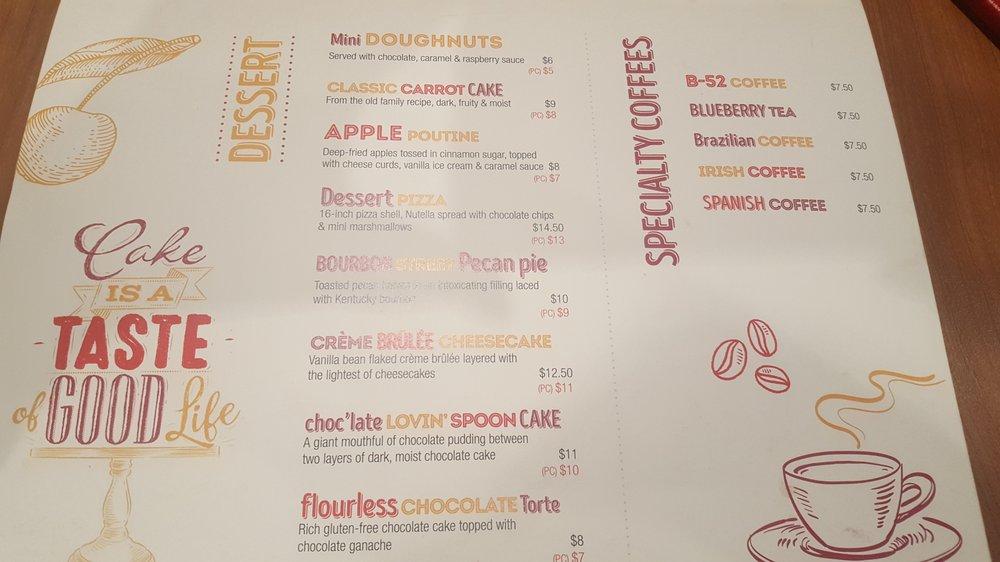 Menu at 3Sixty pub & bar, Halifax