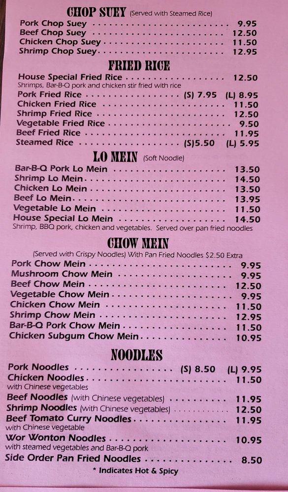 Menu at Hood River Restaurant, Hood River, 108 2nd St