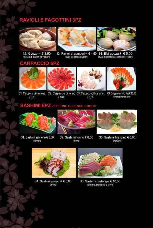 Menu at Hanami Japanese Restaurant Macerata, Macerata
