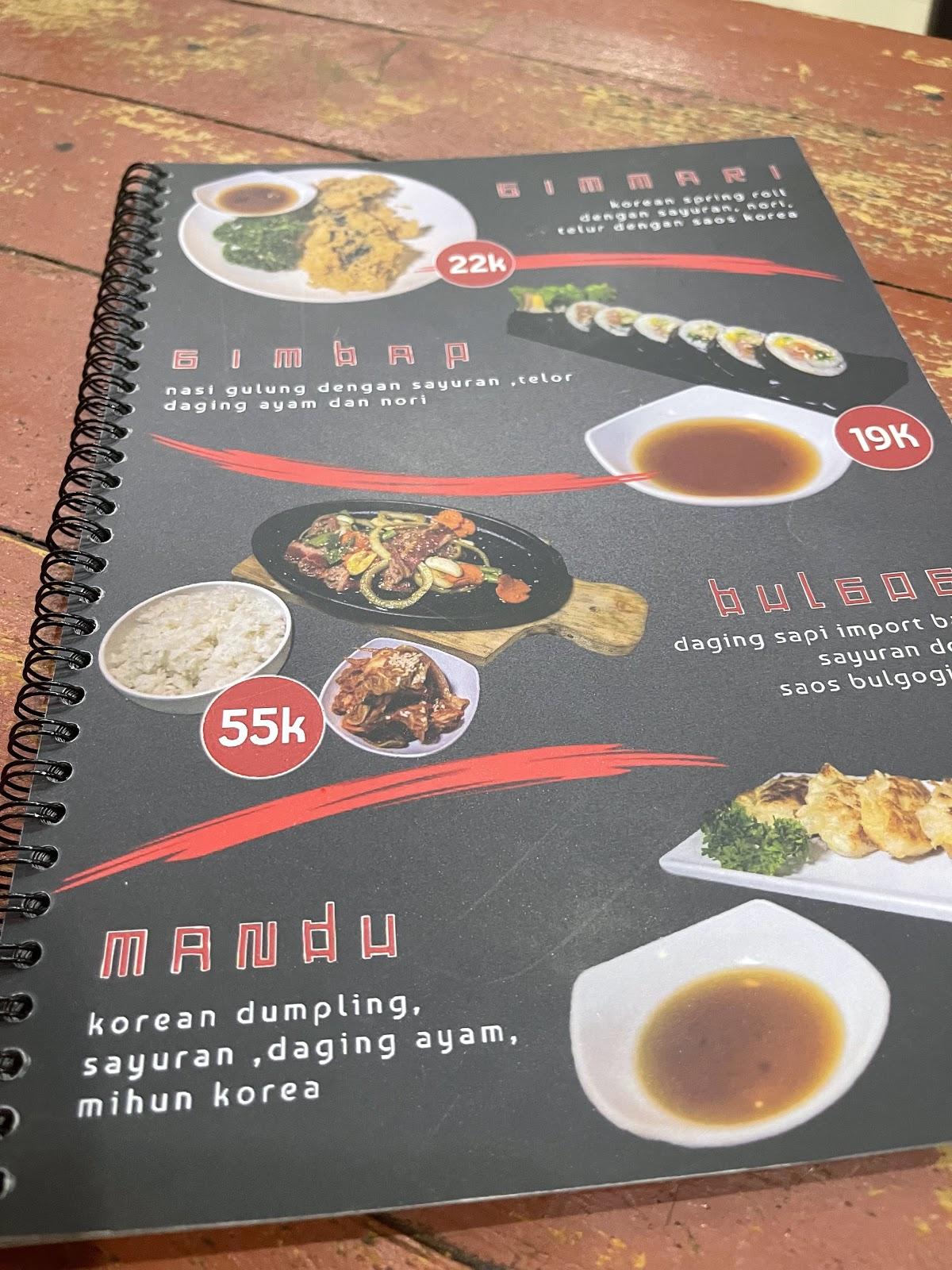 Menu at KSF POP ( KOREAN RESTAURANT ), Denpasar