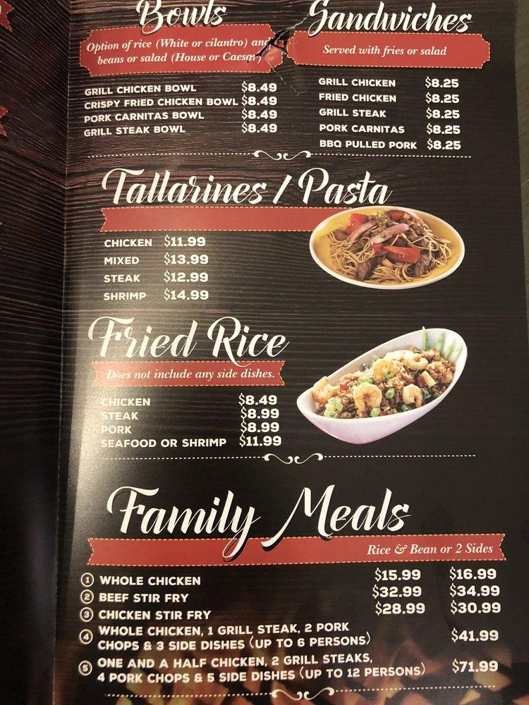 Carta del restaurante La Brasa Grill Sawgrass, Sunrise, Hiatus Rd
