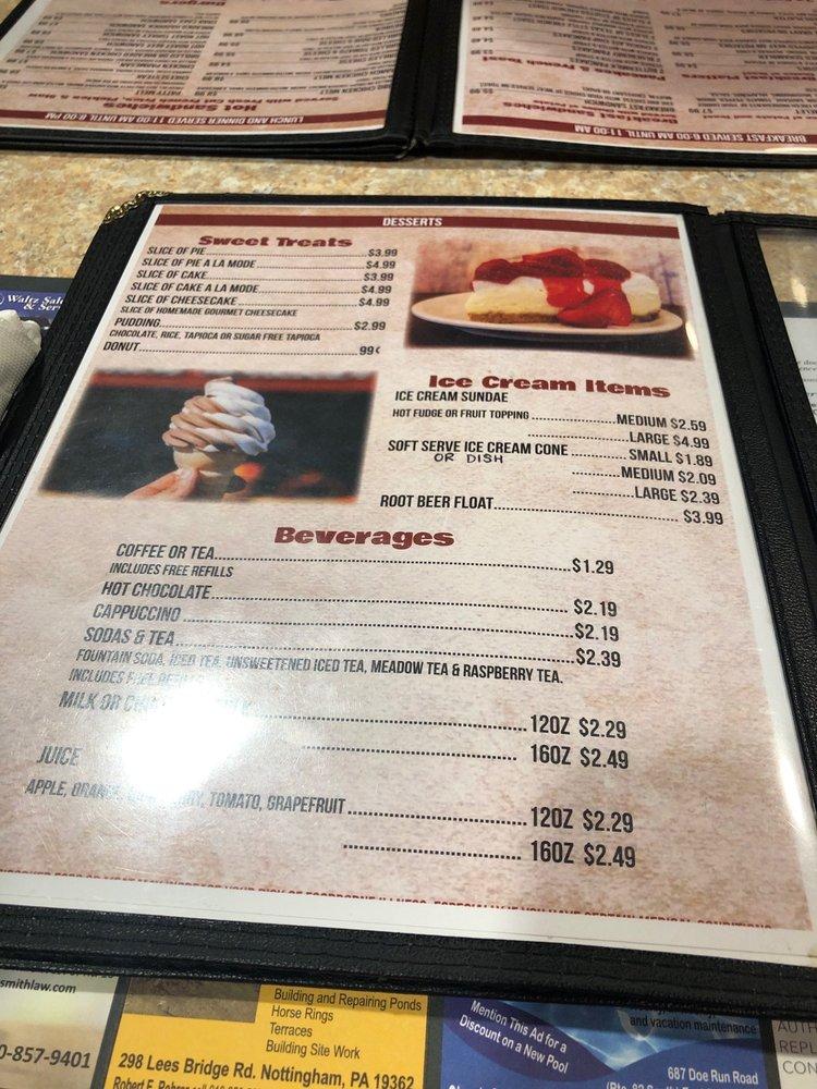 Menu at Dutch-Way Family Restaurant - Gap, Gap, 365 PA-41