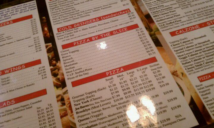 Menu at Lil' Anthony's Pizza pizzeria, Minneola, 205 US Hwy 27