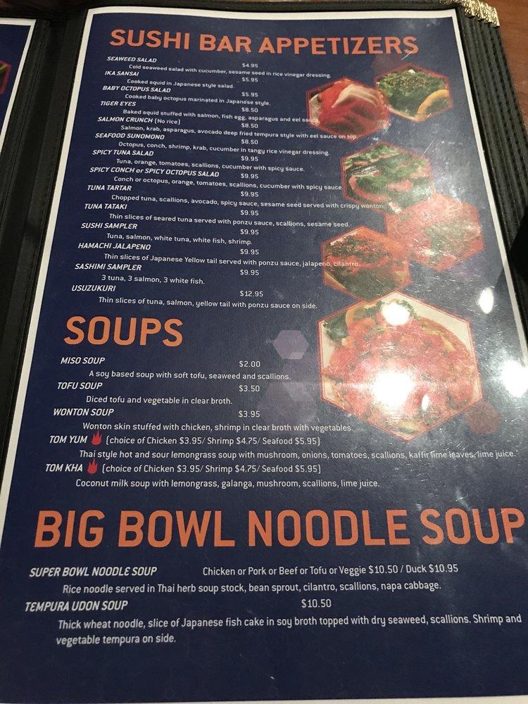 Menu at Best Thai & Sushi restaurant, Zephyrhills, FL-54