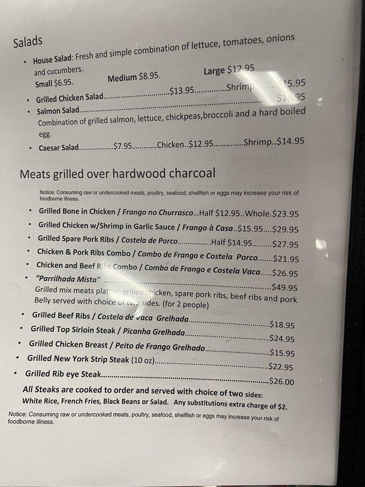 Menu at Palm Harbor Grill BBQ, Palm Coast, 9 Hbr Ctr Dr #11
