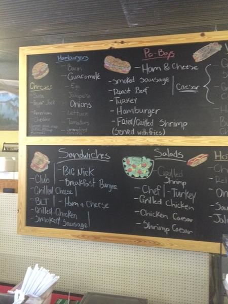 Menu at Acadian Superette restaurant, Lafayette