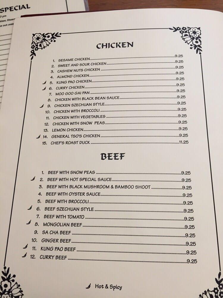 Menu at Happy Café cafe, Hollister