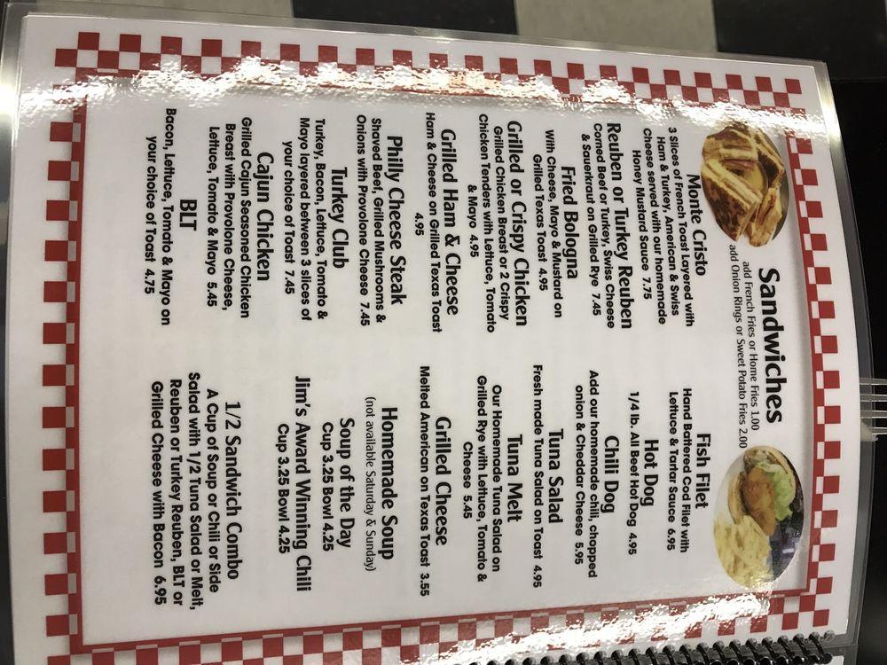 Menu at Jim's Open Kitchen Too restaurant, Streetsboro
