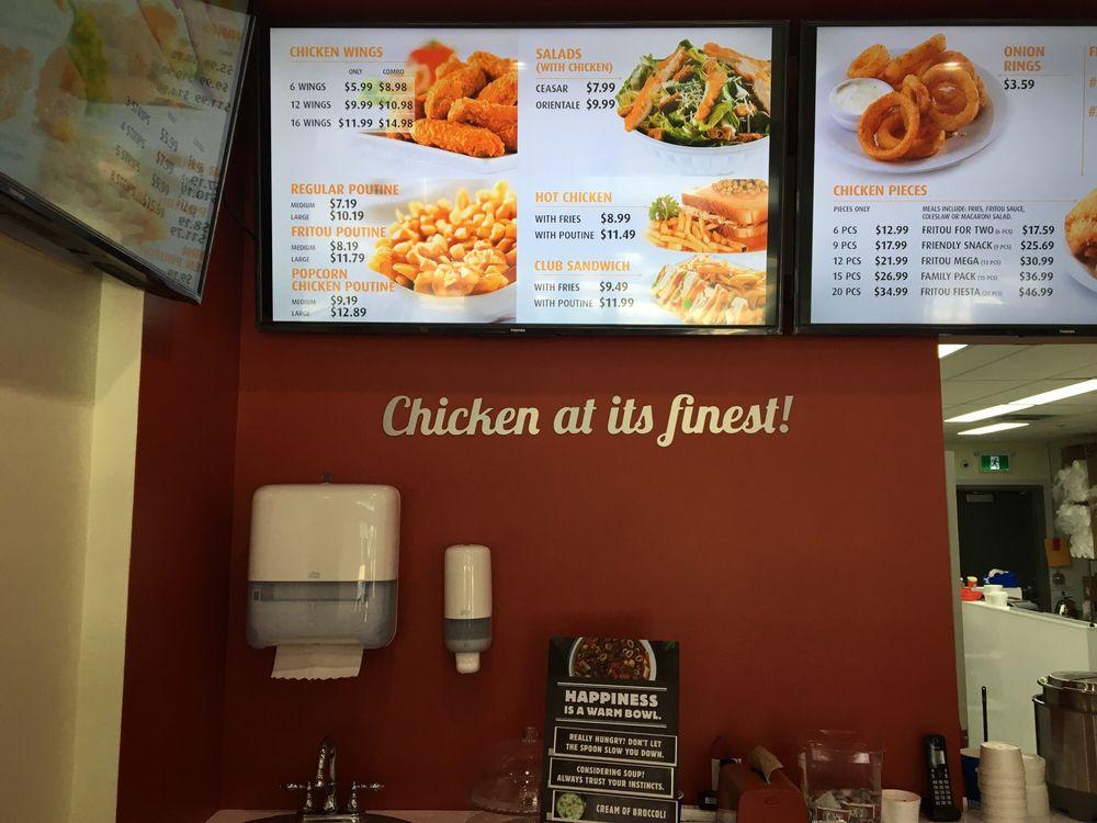 Menu at Fritou Chicken fast food, Calgary, 50 Sage Hill Passage NW