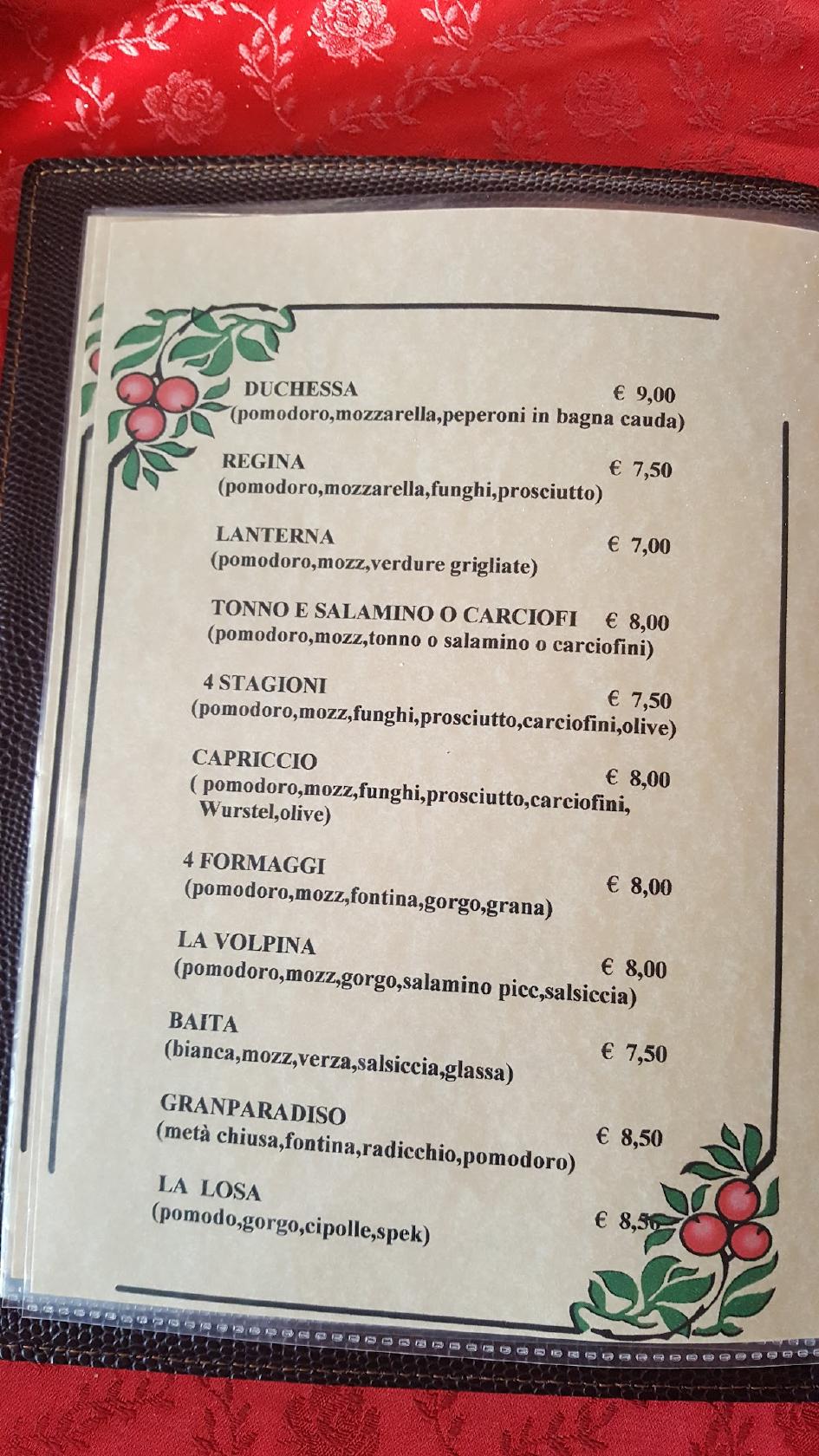 Speisekarte von La Lanterna Del Duca Di Biagio Russo pub & Bar ...
