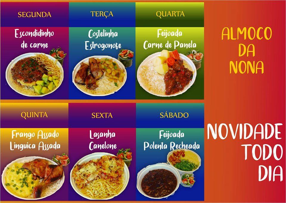 Menu em Refeições da Nona, São Paulo