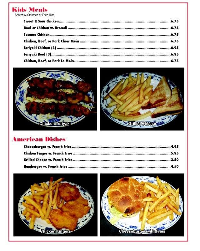 Menu at Tea Palace restaurant, Pueblo, 46 E Dunlap Dr