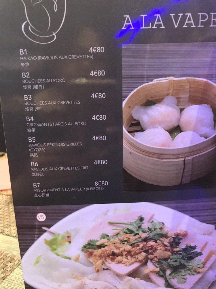 Menu au Thai Basilic restaurant, Tremblay-en-France, 20 rue des Buissons