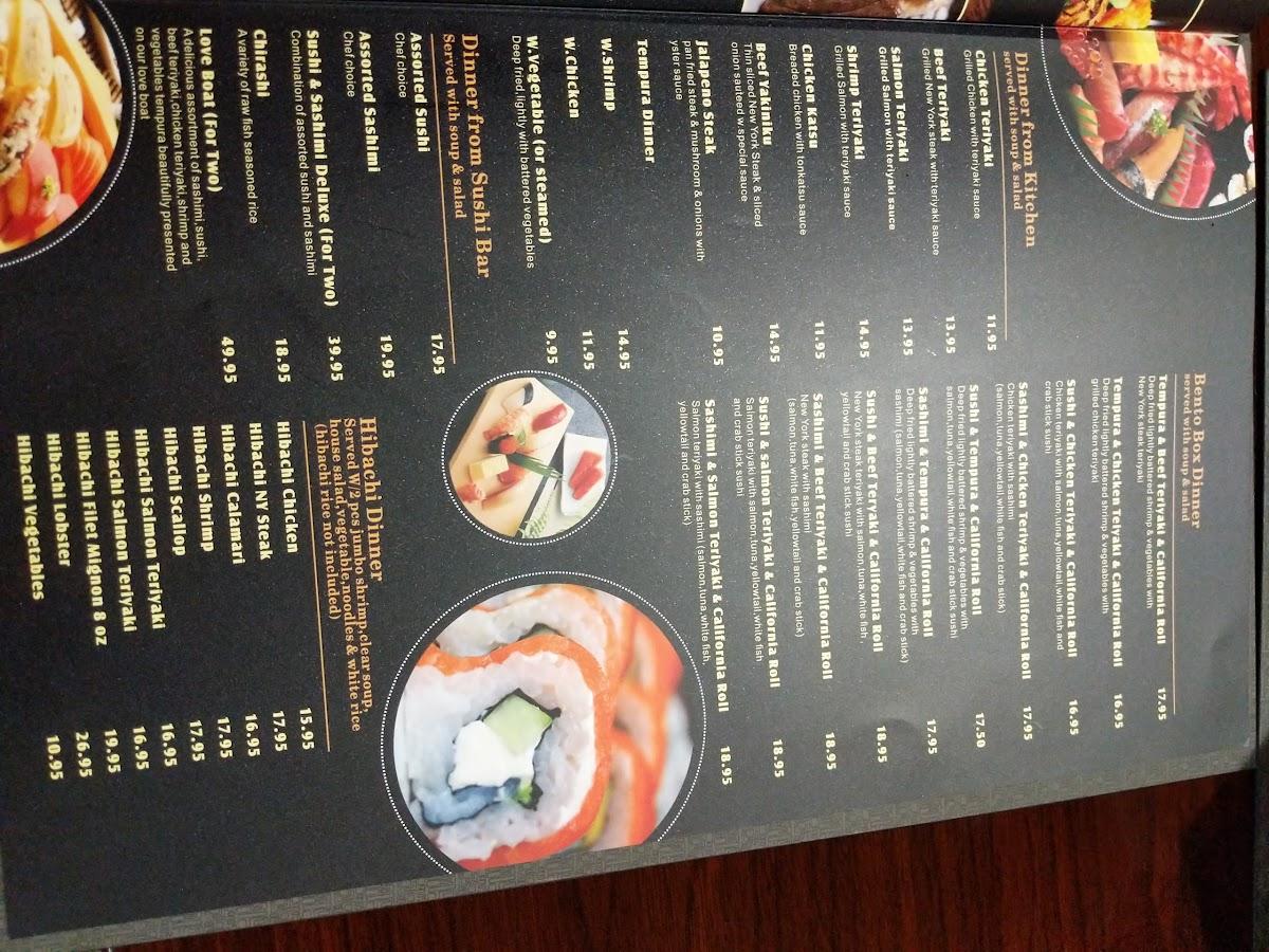 Menu at ASAKUSA LLC restaurant, Chalmette