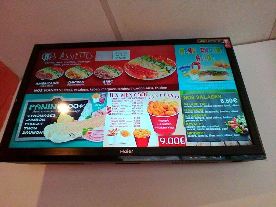 Menu at Poze Pizza pizzeria, Lyon