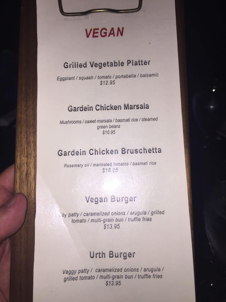 Menu at Triple George Grill steakhouse, Las Vegas