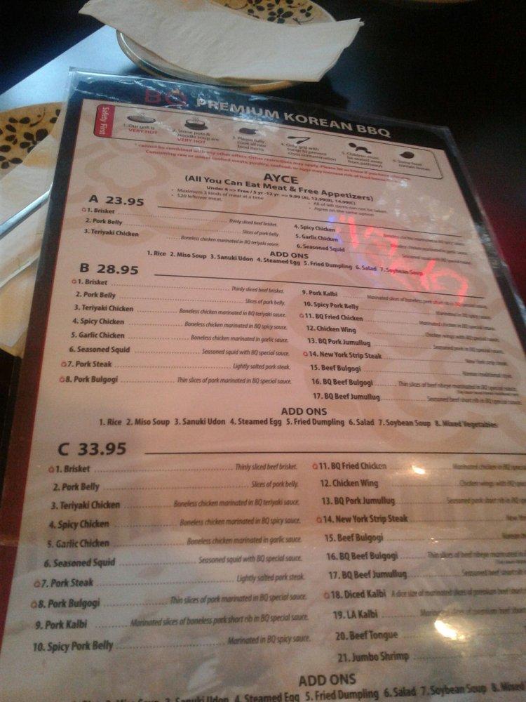 Menu at Beque Holic BBQ, Gainesville, Newberry Rd
