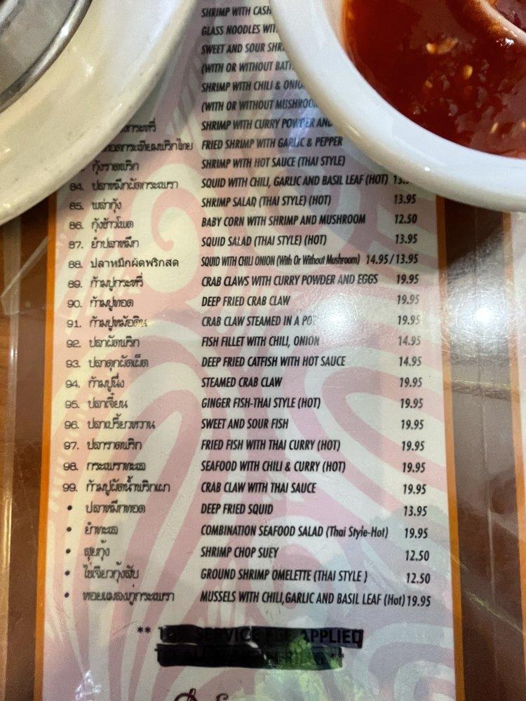 Menu at Ocha Classic Restaurant, Los Angeles, Van Nuys Blvd