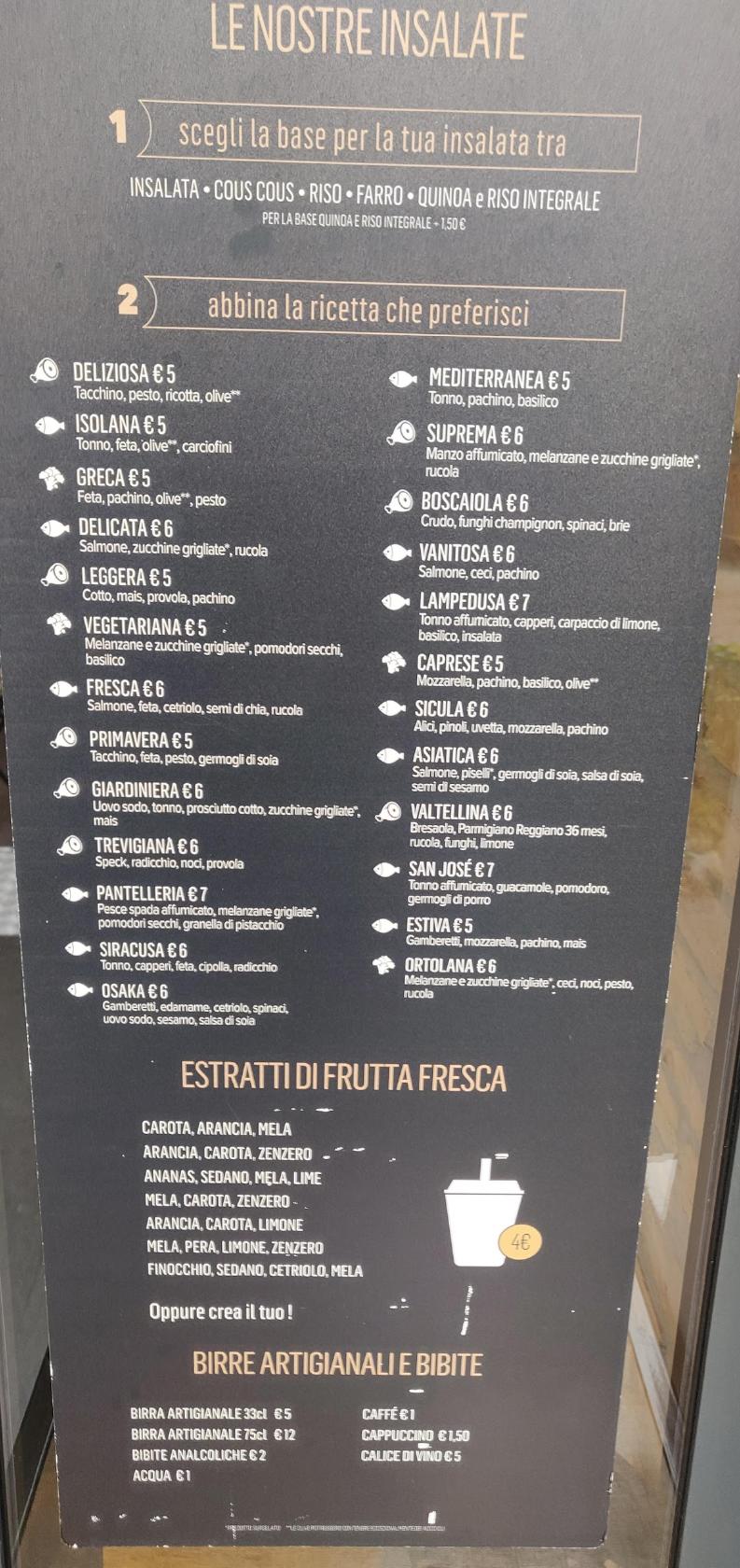 Menu at La Pagnottella Gourmet - Via tacito - Roma Prati fast food ...