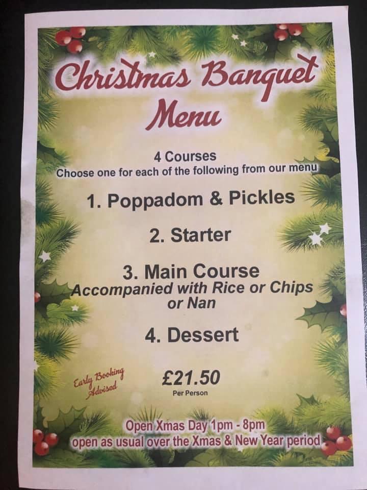 Restaurante Bengal Lancer, Withernsea - Carta del restaurante y opiniones