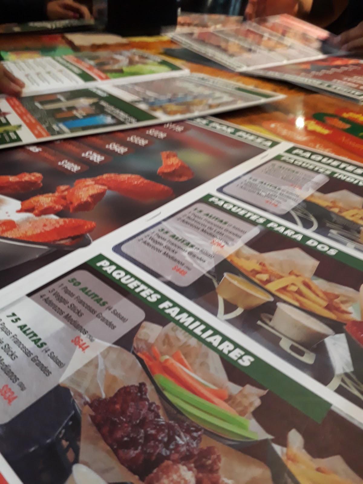 Carta del restaurante Wingstop Churubusco, Nezahualcóyotl, Av. Río ...