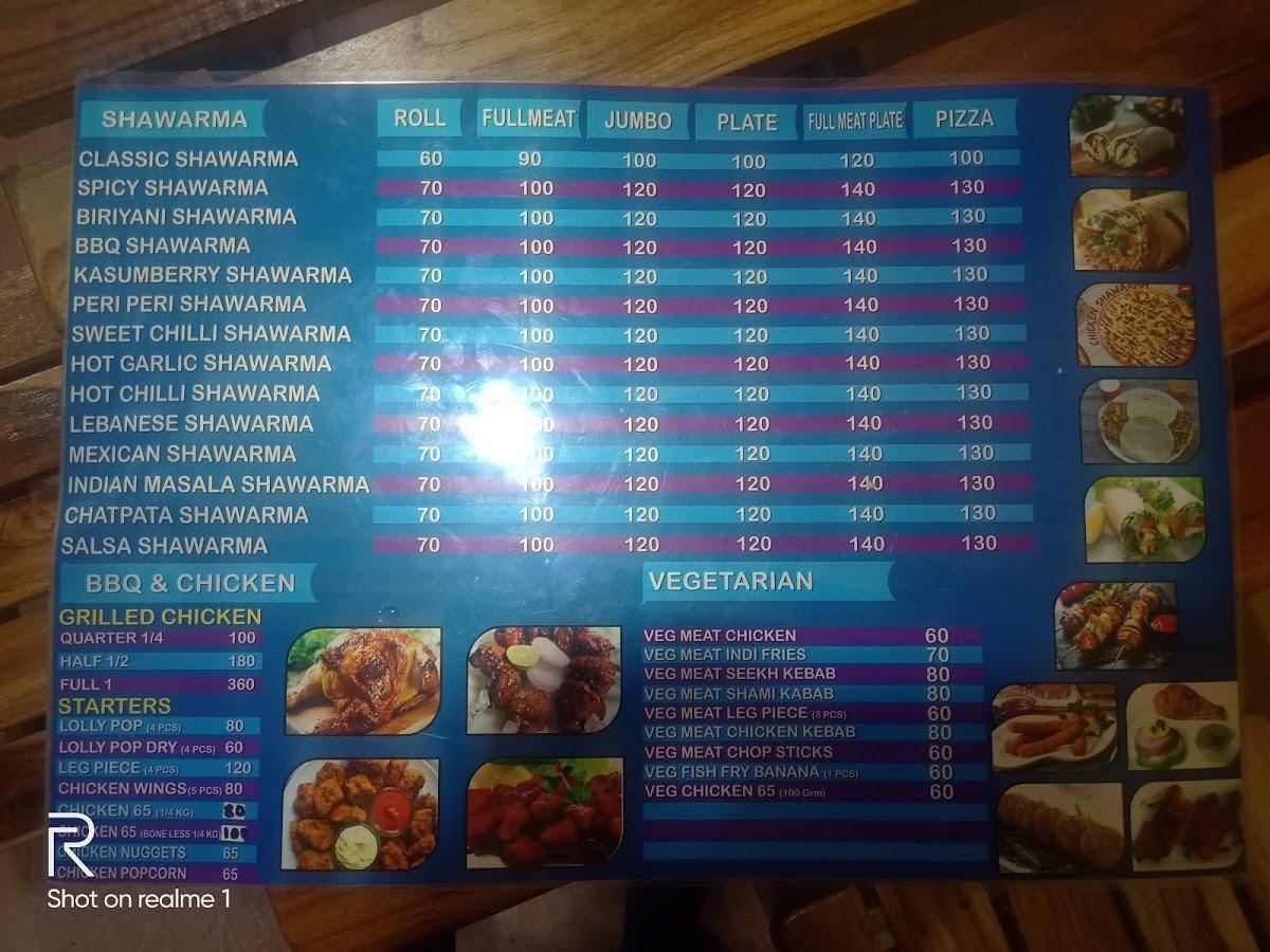 Menu at Zwarma Restaurant - The Shawarma Makers.Best Restaurant in ...