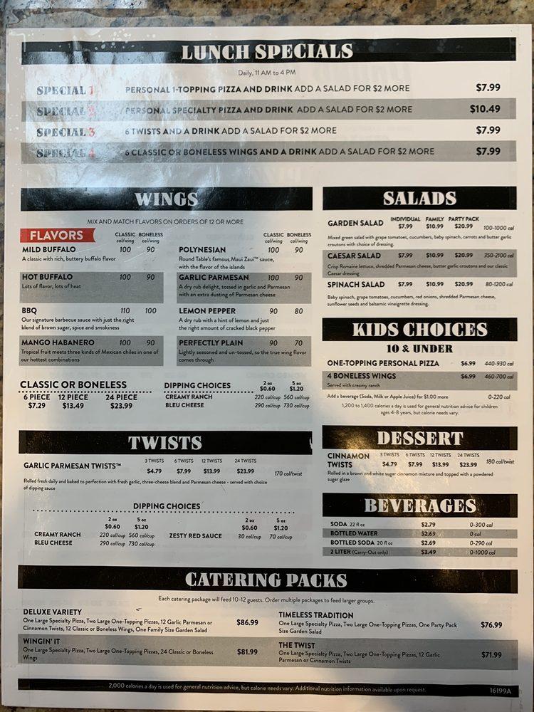 Round Table Pizza Menu Folsom Ca | Cabinets Matttroy
