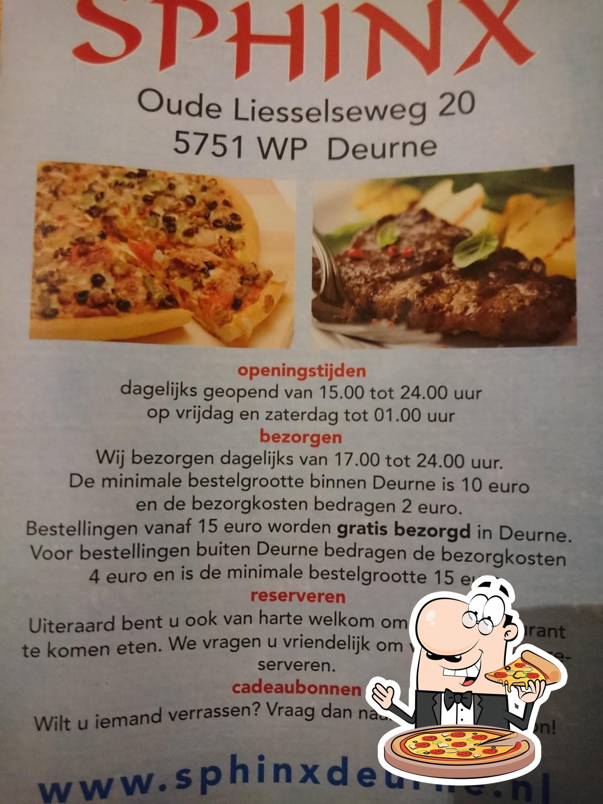 Sphinx, Deurne - Restaurant menu and reviews