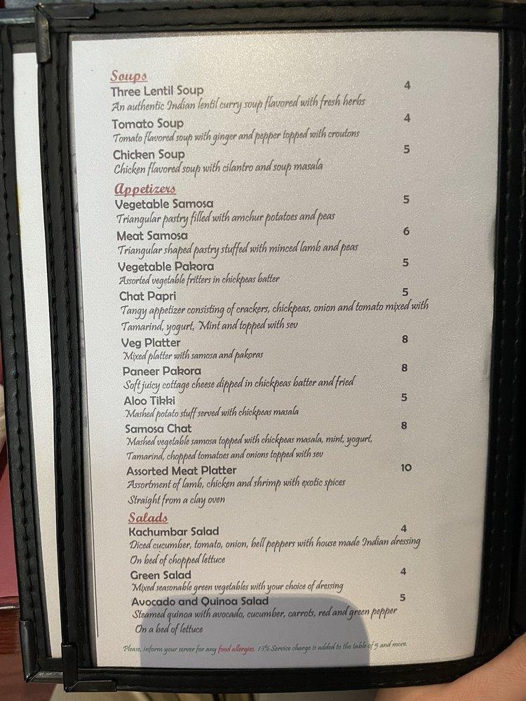 Menu at Aago Indian/ Nepalese Restaurant & Bar, Newport News, Warwick ...