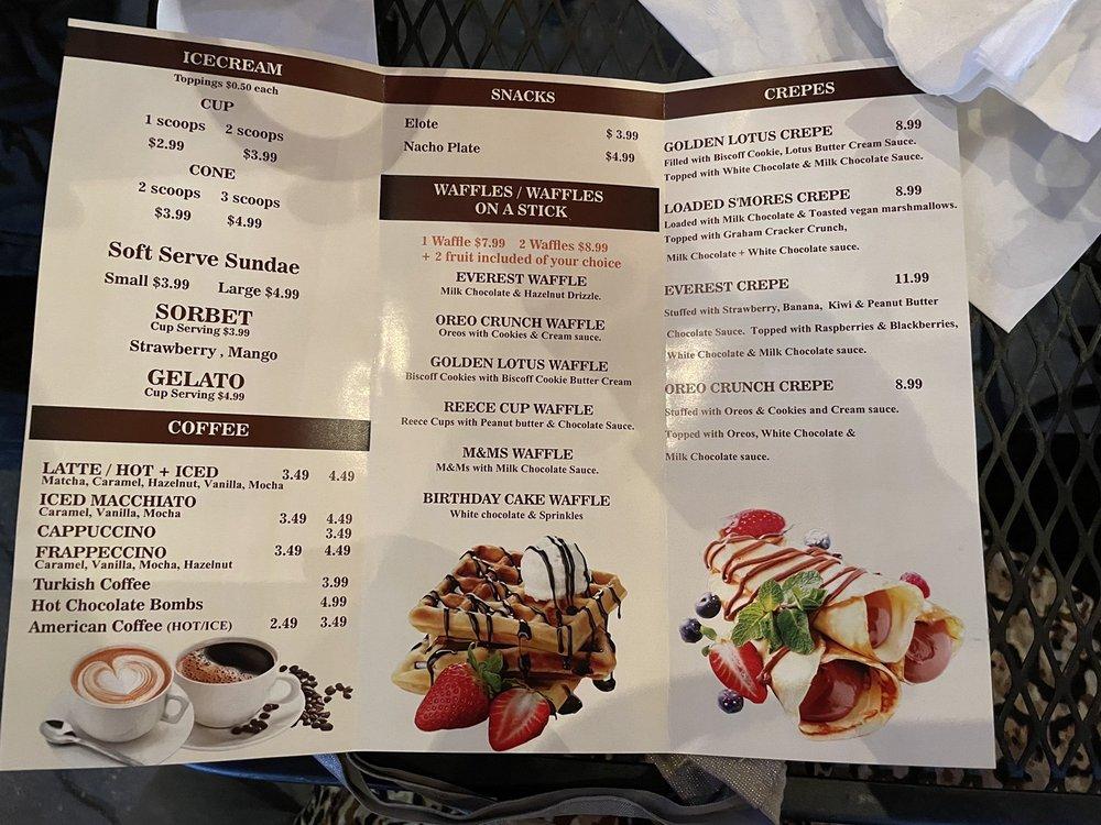 Menu at Everest Café pub & bar, Oak Lawn