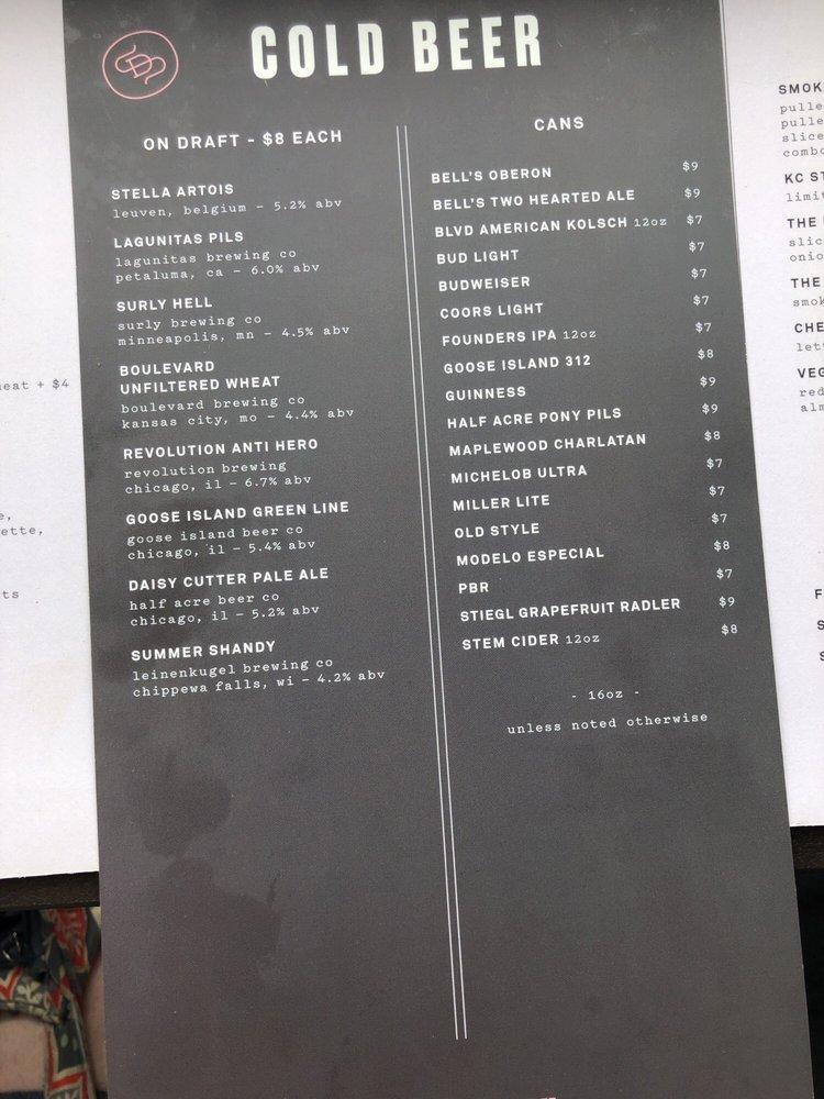 Menu at Smoke Daddy BBQ - Wrigleyville, Chicago, N Clark St