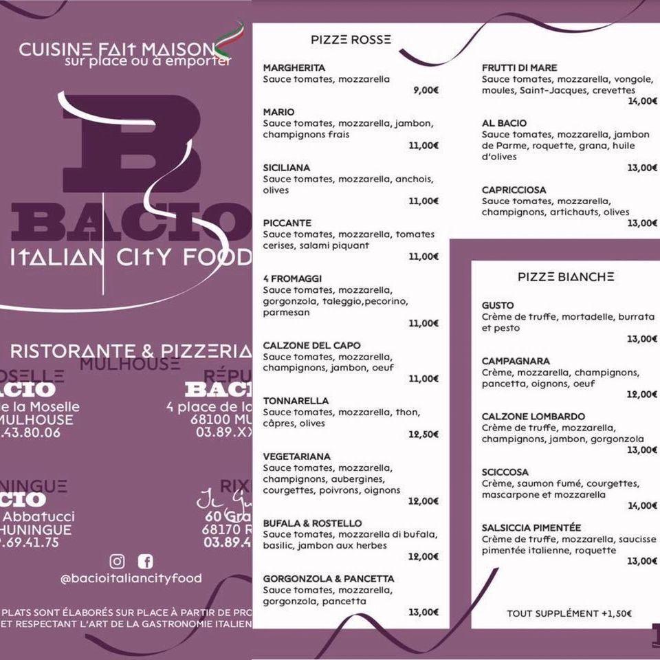 Menu at Bacio Rixheim ( IL GUSTO) restaurant, Rixheim