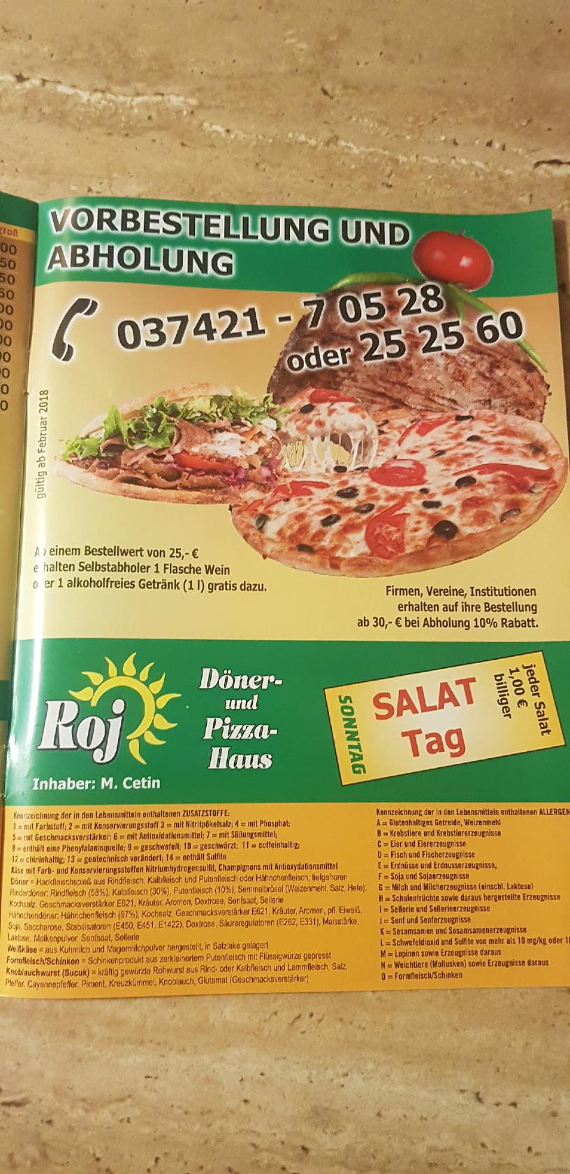 Döner Pizza Roj, Oelsnitz/Vogtl. - Restaurantbewertungen