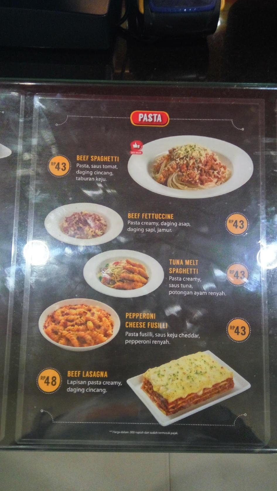 Menu at Pizza Hut Delivery - PHD Indonesia pizzeria, Tangerang, Ruko ...